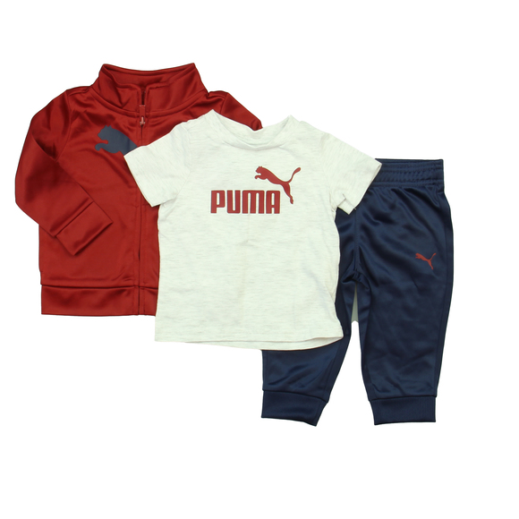 Puma | Matching Sets | Puma Boys Maroon Gray Navy Track Suit Size 69 ...